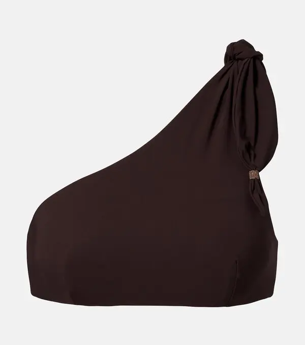 Brunello Cucinelli Monili Bikini Top - Brown
