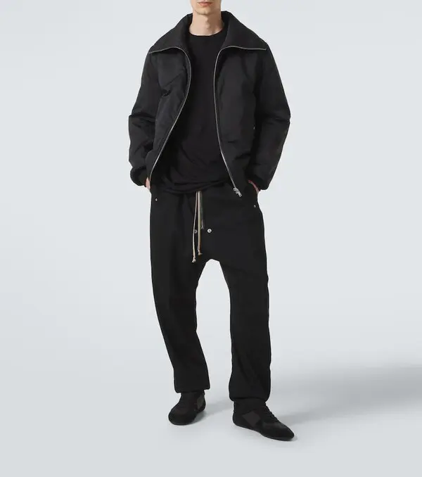 Rick Owens Bela Wool Wide-leg Pants - Black