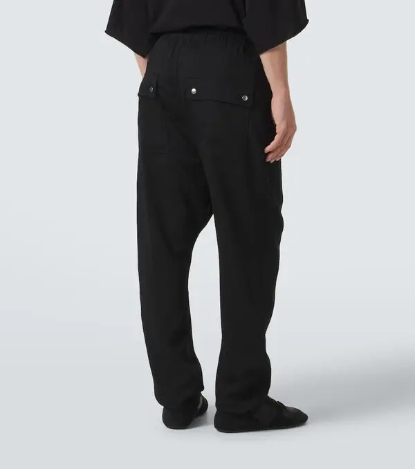 Rick Owens Bela Wool Wide-leg Pants - Black
