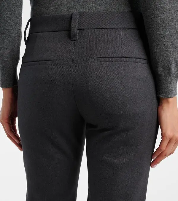 Brunello Cucinelli Cotton-blend Slim Pants