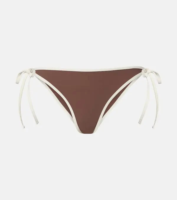 Brunello Cucinelli Technical Jersey Bikini Bottoms - Brown