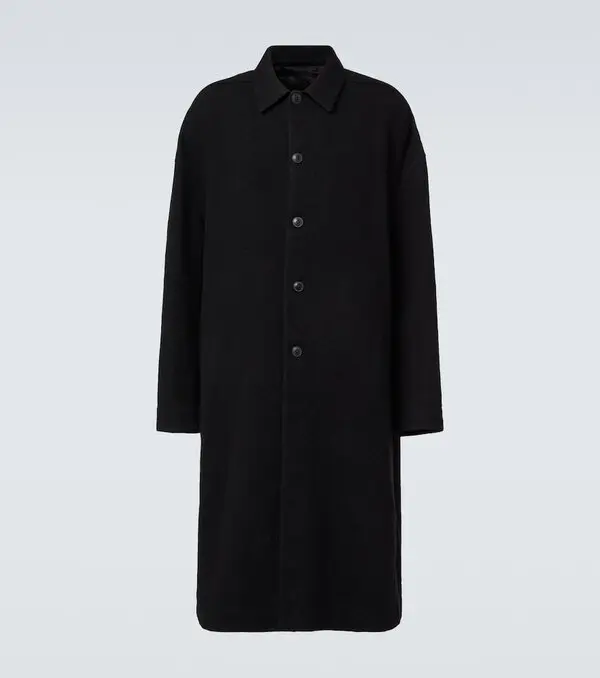 Rick Owens Brad Virgin Wool Coat