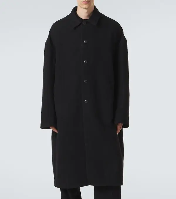 Rick Owens Brad Virgin Wool Coat