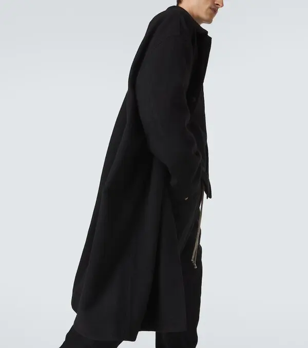 Rick Owens Brad Virgin Wool Coat