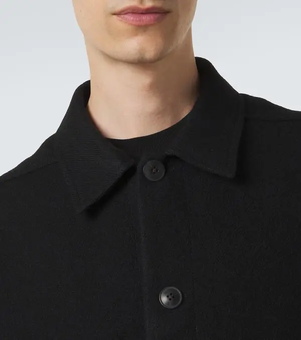 Rick Owens Brad Virgin Wool Coat