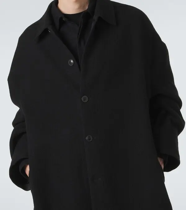 Rick Owens Brad Virgin Wool Coat