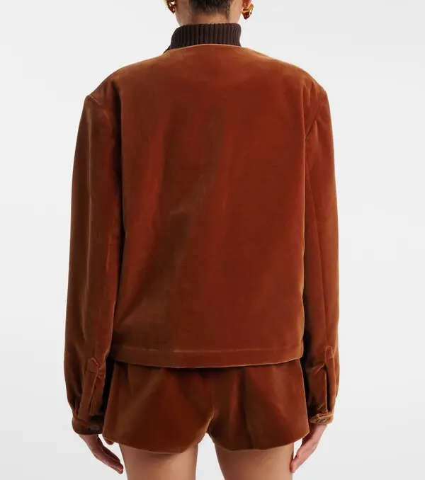 BLAZÉ MILANO Cotton Velvet Jacket