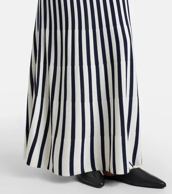 Velvet By Graham & Spencer Aveline Striped Knitted Maxi Dress