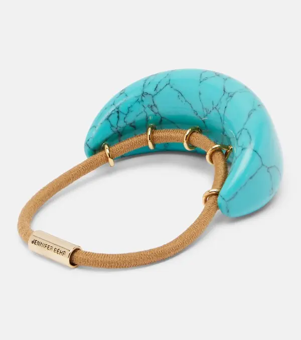 JENNIFER BEHR Winona Hair Tie - Turquoise