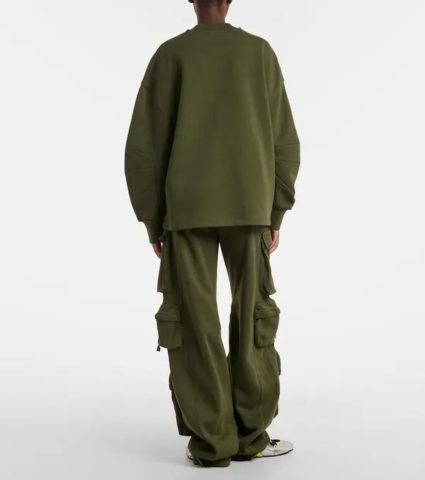 Attico Cotton Jersey Sweatpants - Green
