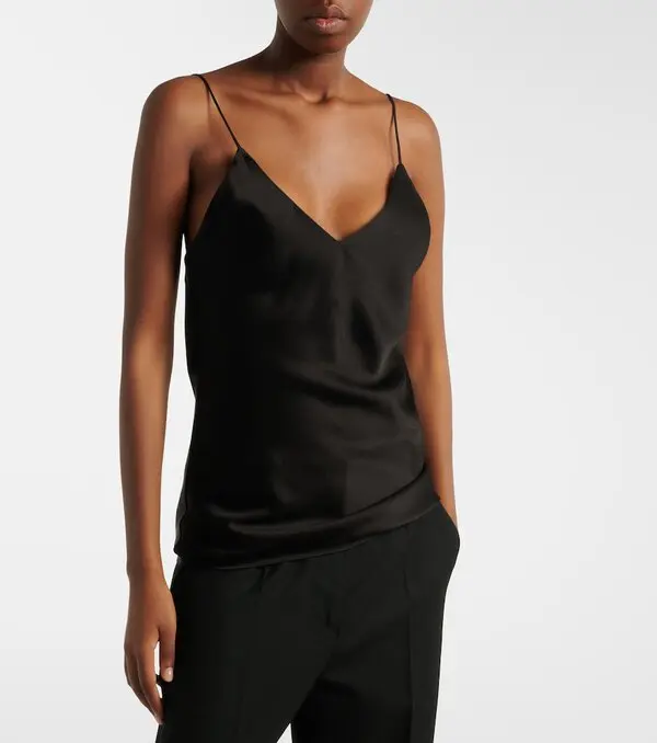 BLAZÉ MILANO Manipur Satin Camisole - Black