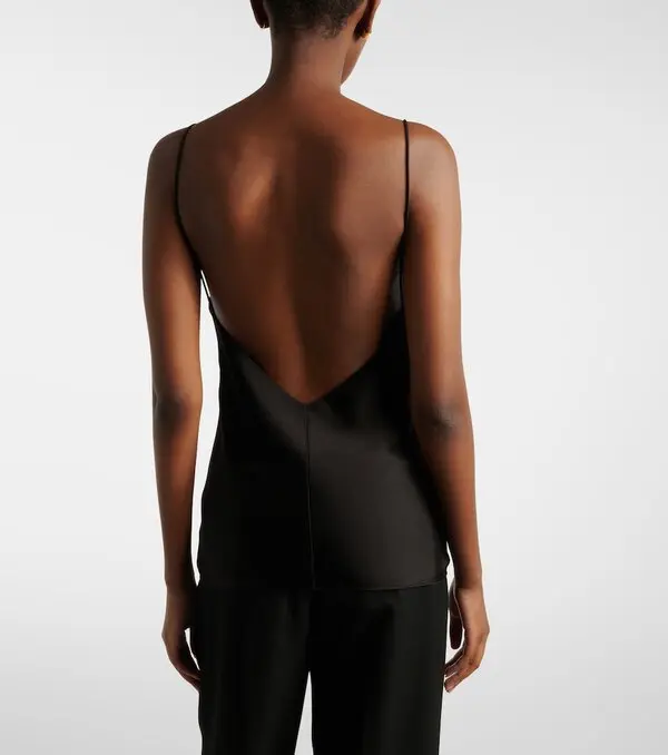 BLAZÉ MILANO Manipur Satin Camisole - Black