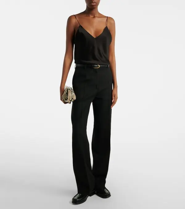 BLAZÉ MILANO Manipur Satin Camisole - Black