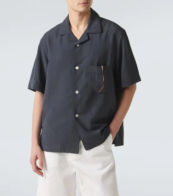 Eleventy Oversized Bowling Shirt