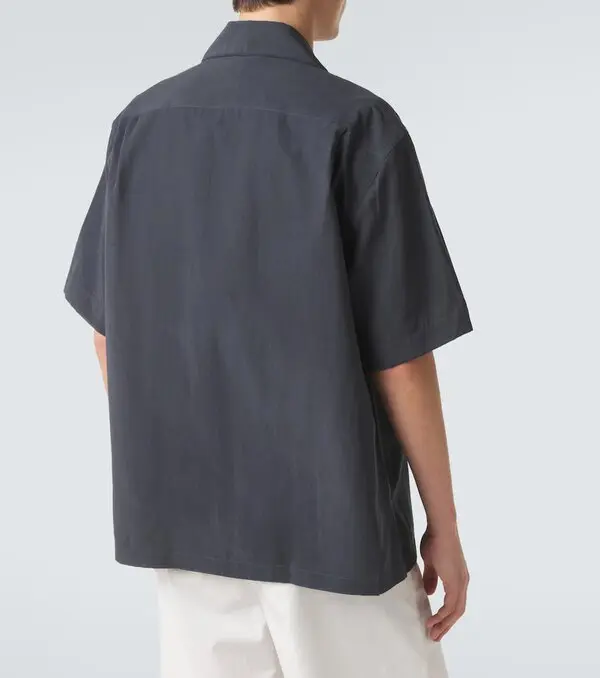 Eleventy Oversized Bowling Shirt