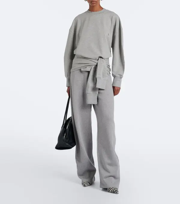 Attico Oversized Draped Sweatshirt