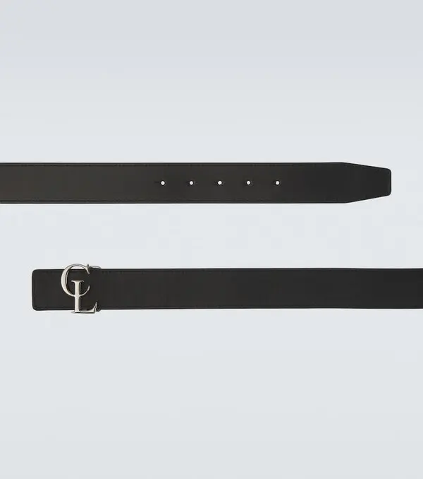 CHRISTIAN LOUBOUTIN Reversible Leather Belt