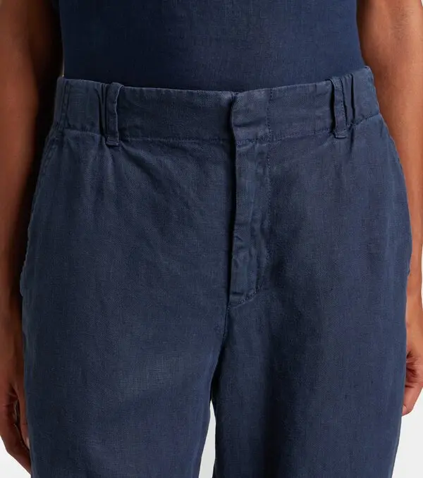 Velvet By Graham & Spencer Taylor Linen Wide-leg Pants