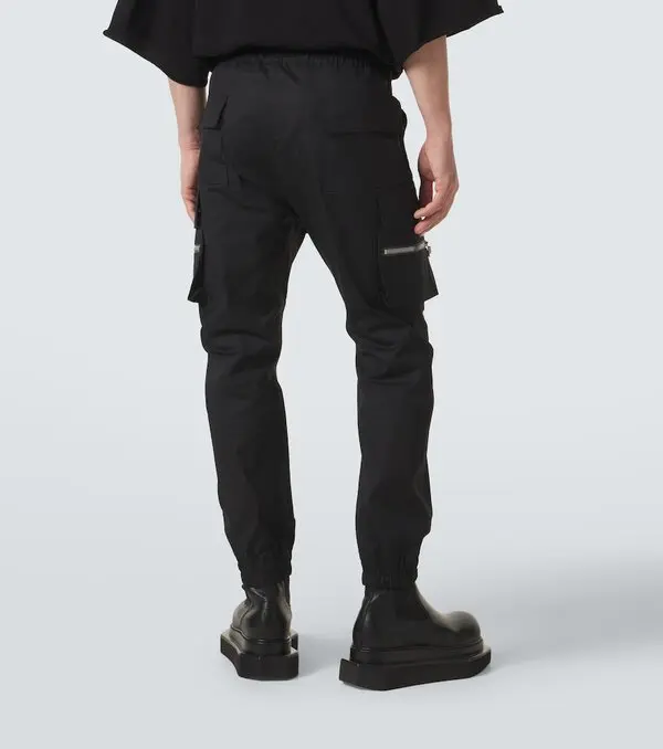 Rick Owens Mastodon Cotton-blend Poplin Cargo Pants