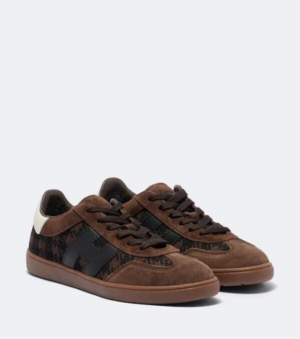 Hogan H647 Suede Sneakers - Brown