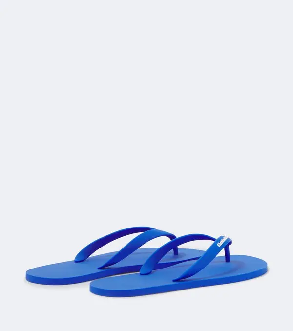 CHRISTIAN LOUBOUTIN Logo Thong Sandals - Blue