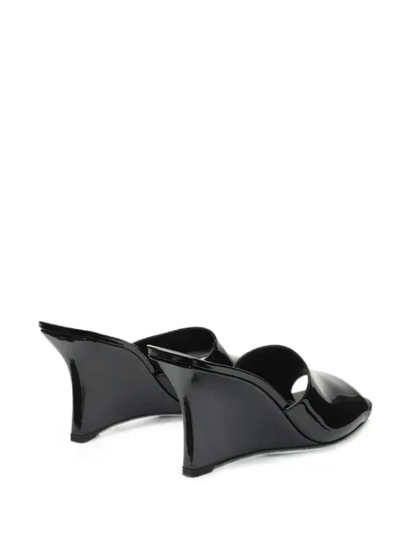 STUART WEITZMAN Vinnie Patent Wedge Sandals