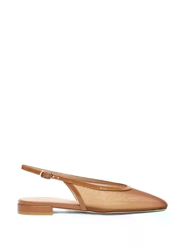 STUART WEITZMAN Mesh Slingback Ballet Flats