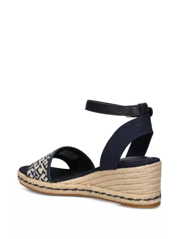Tommy Hilfiger Monogram Wedge Sandals