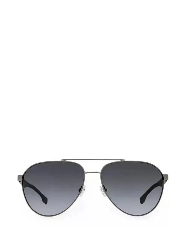 BOSS Double-bridge Pilot Sunglasses - Grey