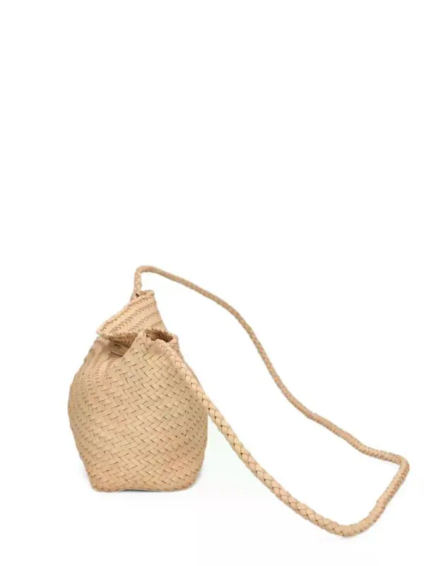 Dragon Diffusion Corsica Woven Leather Crossbody Bag - Neutrals