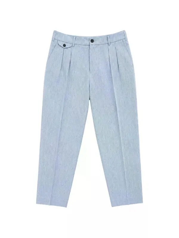 BE ABLE Pleated Tapered Jeans
