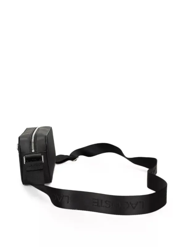 Lacoste Logo-strap Zip-up Messenger Bag