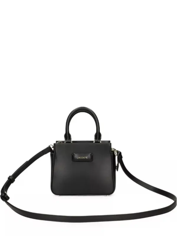 Lacoste Logo-plaque Tote Bag - Black