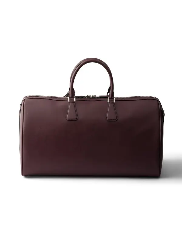 Prada Saffiano Leather Travel Bag