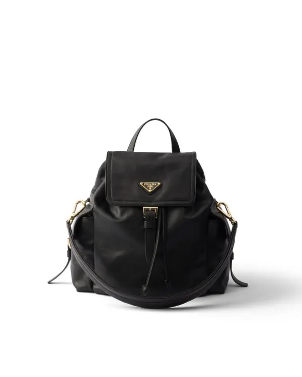 Prada Explore Medium Nappa Leather Backpack - Black
