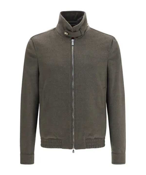 Brunello Cucinelli High-neck Long-sleeved Casual Jacket