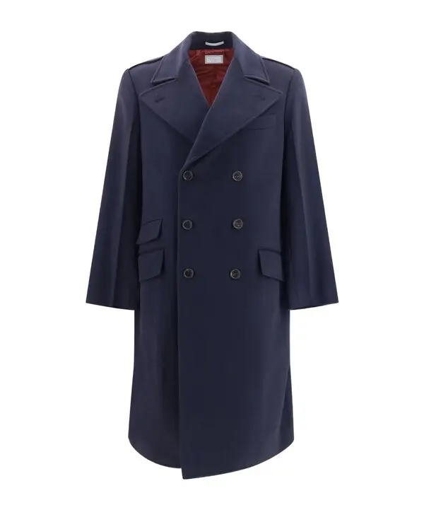 Brunello Cucinelli Double-breasted Wool Coat
