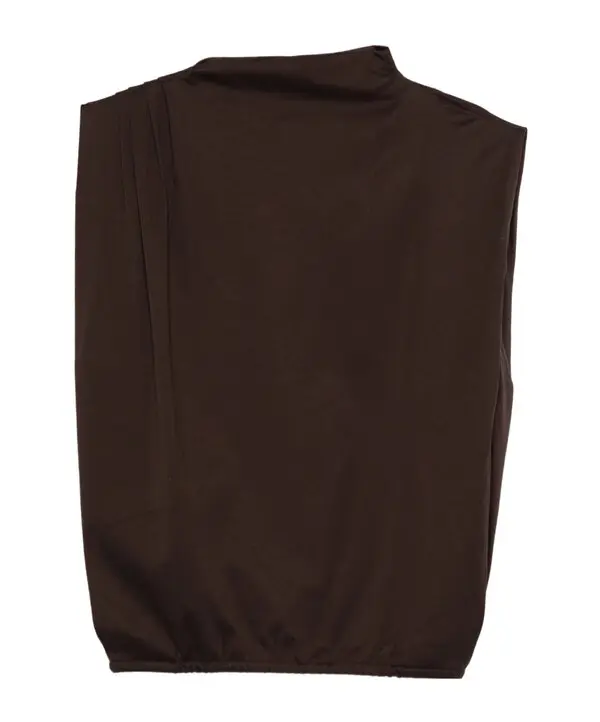 Soeur Sleeveless High Neck Top - Black
