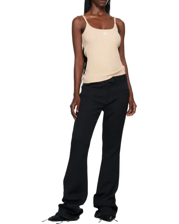 COURREGES Sleeveless Logo Vest