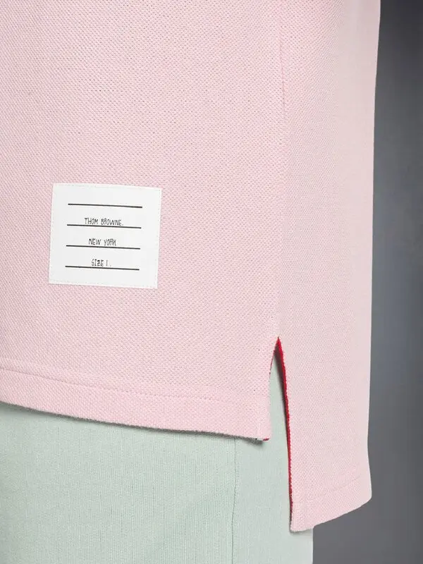 Thom Browne Hector 4-bar Short-sleeve Polo Shirt