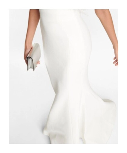 Rebecca Vallance Grace Feather-trimmed Gown