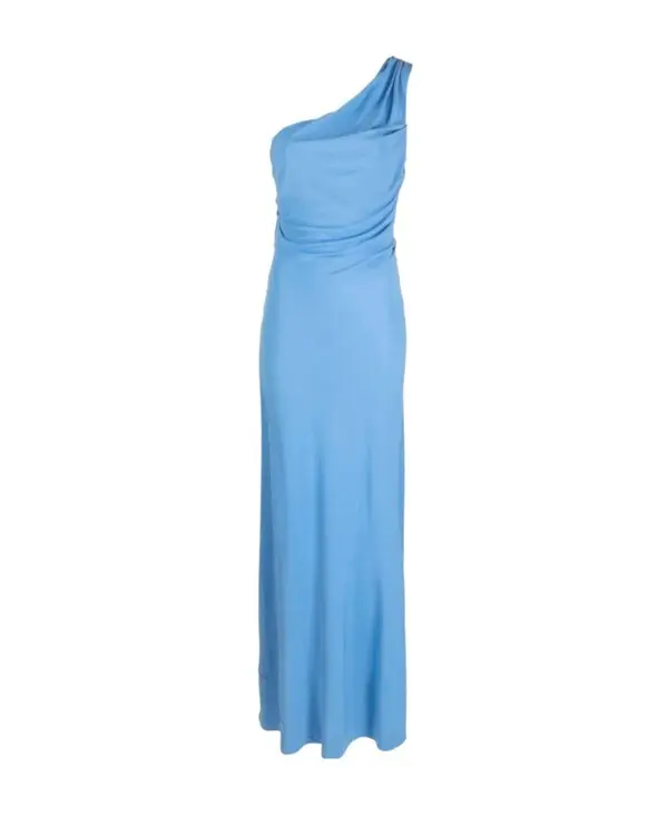 Alberta Ferretti One-shoulder Long Dress