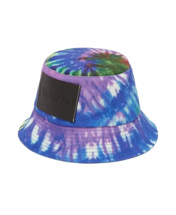 J.W.ANDERSON Jw Anderson Tie-dyed Logo-patch Bucket Hat