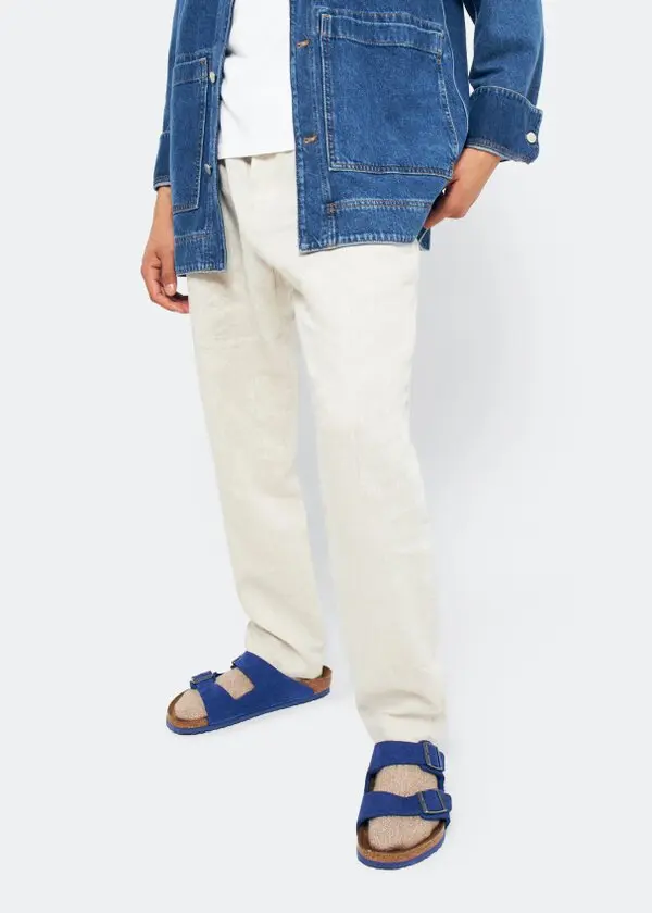 BIRKENSTOCK Logo Slippers