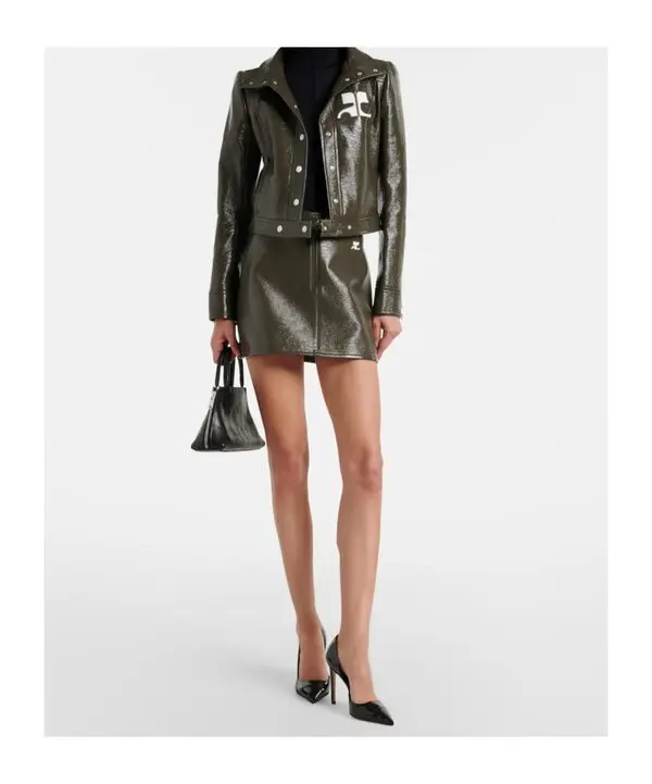 COURREGES Cotton-blend Vinyl Jacket