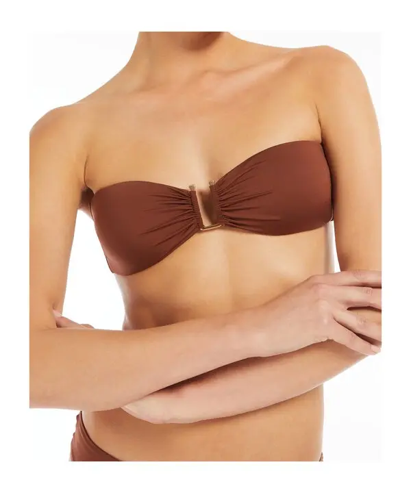 Max Mara Jersey Bandeau Bikini Top
