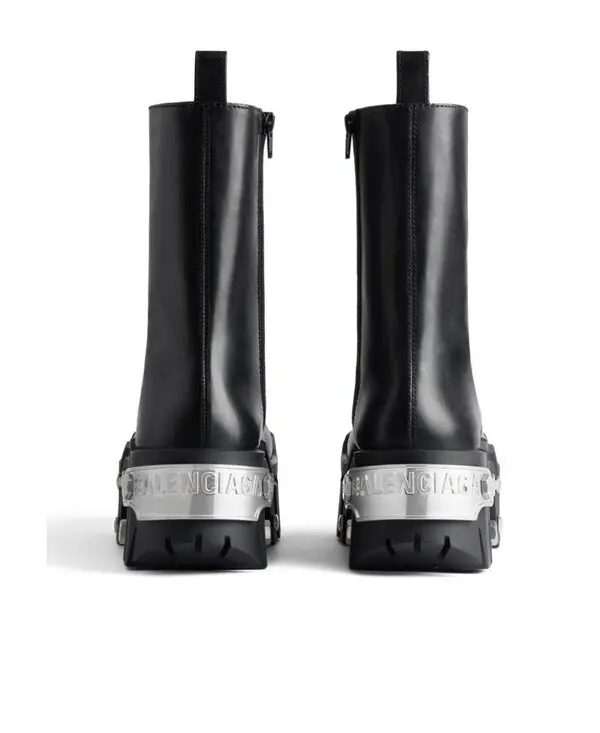 Balenciaga Bulldozer Round Toe Platform Boots