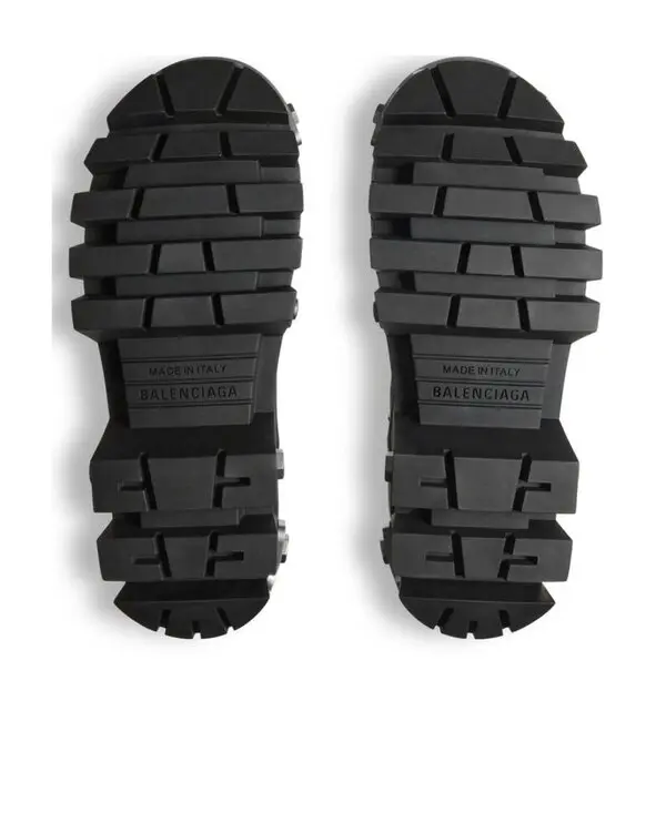 Balenciaga Bulldozer Round Toe Platform Boots