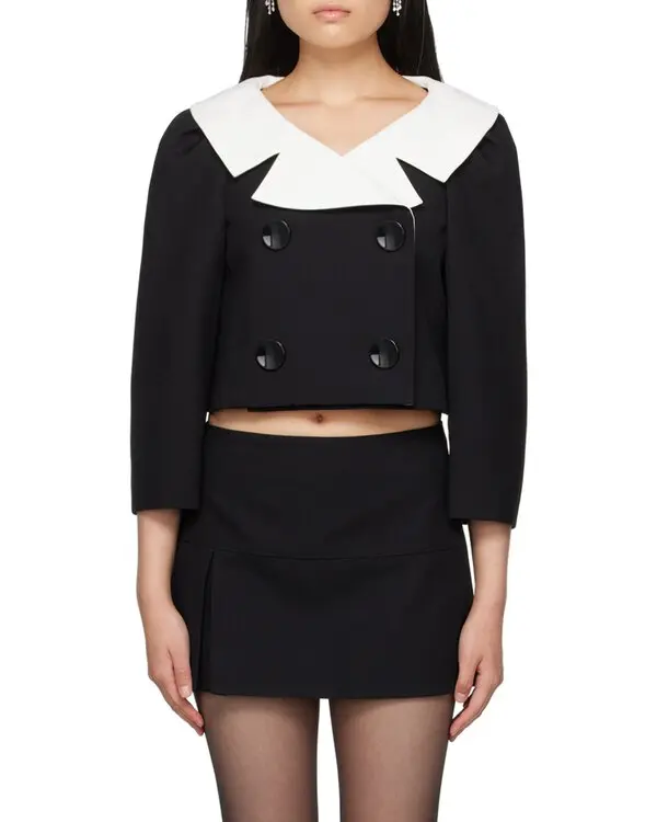 SHUSHU/TONG Double-breasted Wool Blazer