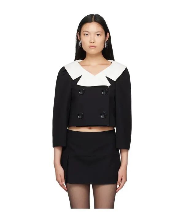 SHUSHU/TONG Double-breasted Wool Blazer